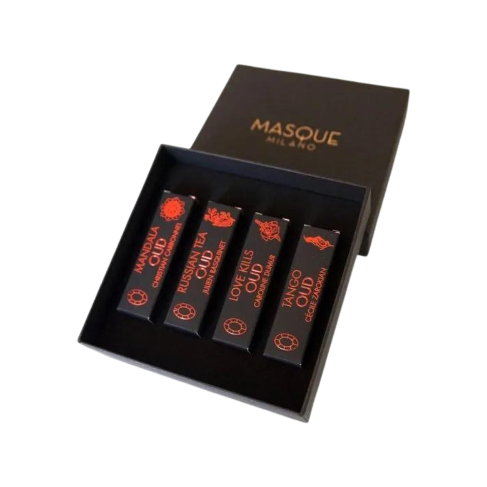 Masque Milano Discovery Kit Ruby Collection | 4×2ml Sample Set | Scents Angel