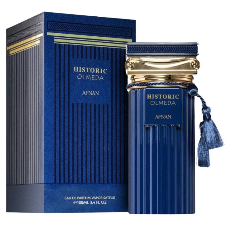 Afnan Historic Olmeda Eau de Parfum – 5ml, 10ml Decants & Full Bottle ...